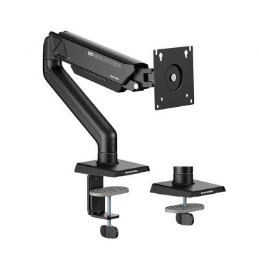 Humanmotion Single Screen Aluminum Steel Monitor Arm for up to 17in ...