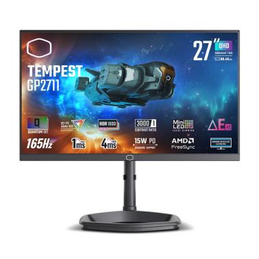 Cooler Master Tempest 27in QHD 165Hz VA Quantum Dot FreeSync Gaming ...