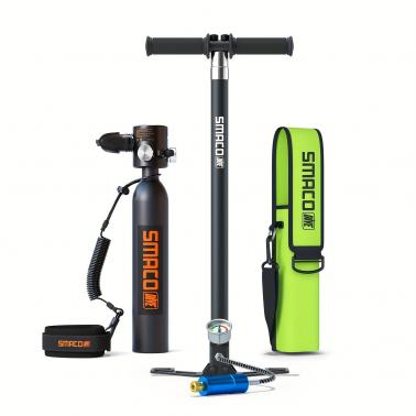 SMACO S300P-BLACK 0.5L Diving Set is an easy to carry and reusable ...