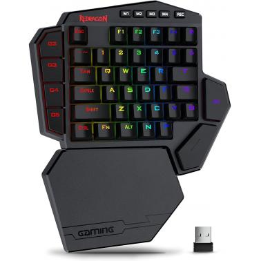 Redragon K585 PRO Wireless One-Handed Mechanical Keyboard 42 Keys 3 ...