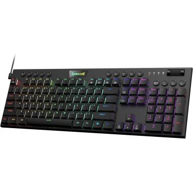Redragon K619 Horus RGB Mechanical Keyboard, Ultra-Thin Designed Wired ...
