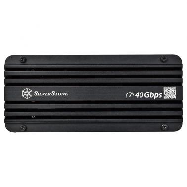 SilverStone SuperSpeed 40Gbps+ USB-C NVMe M.2 SSD Enclosure (SST-MS12B ...