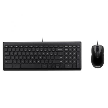 Asus Chrome Layout Wired Keyboard and Mouse Combo (CHROME-WIRED-KBMS ...
