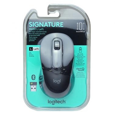 Logitech Signature M650 L Left Hand Wireless Mouse - Graphite (910 ...