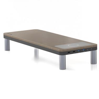 Infinity Monitor Riser with Wireless Charger and Hub (HB745) - msy.com.au