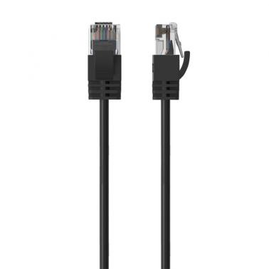Cruxtec Ultra-Thin CAT6A U/UTP Ethernet Cable - Black 1.5m (RF6A-015-BK ...