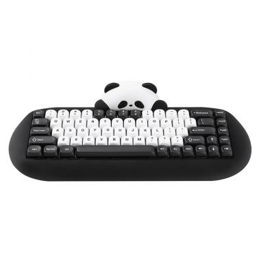 YUNZII C68 Panda Tri-Mode Hot-Swap Hi-Fi Wireless Mechanical Keyboard ...