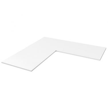 Brateck L-Shape 90° Particle Board Desk Board - White (TP18075L) - msy ...