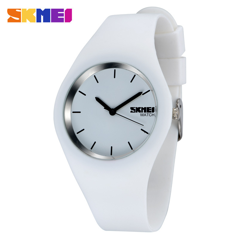 Student silicone waterproof pointer watch simple men's and women's ...