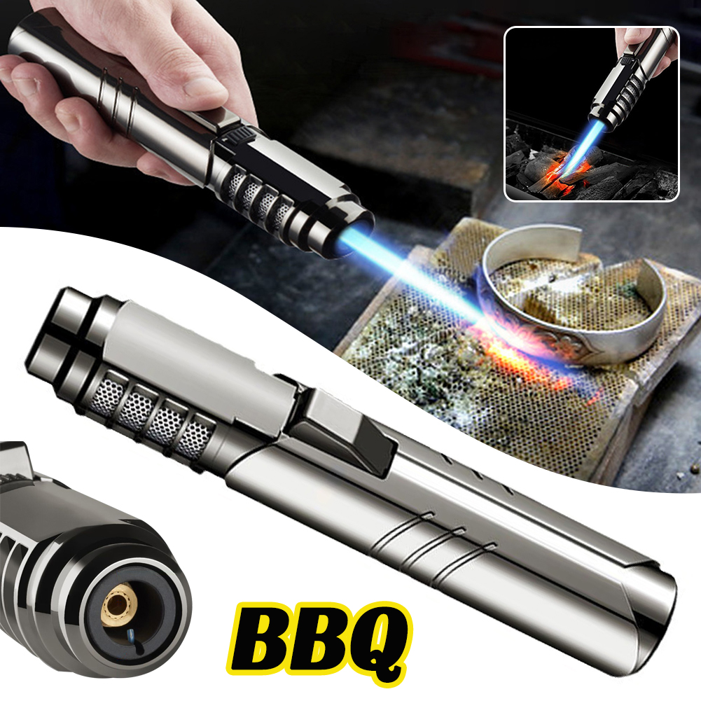 Torch Butane Lighters Adjustable Jet Flame Windproof Butane Refillable ...