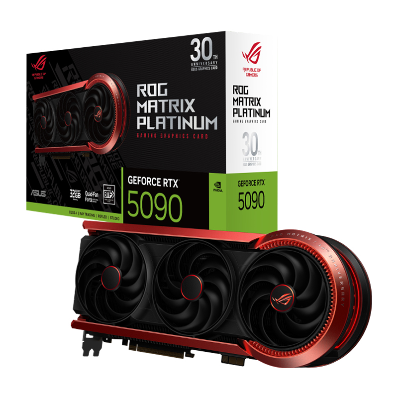 Asus ROG GeForce RTX 5090 Matrix Platinum 30th Anniversary 32G Graphics ...